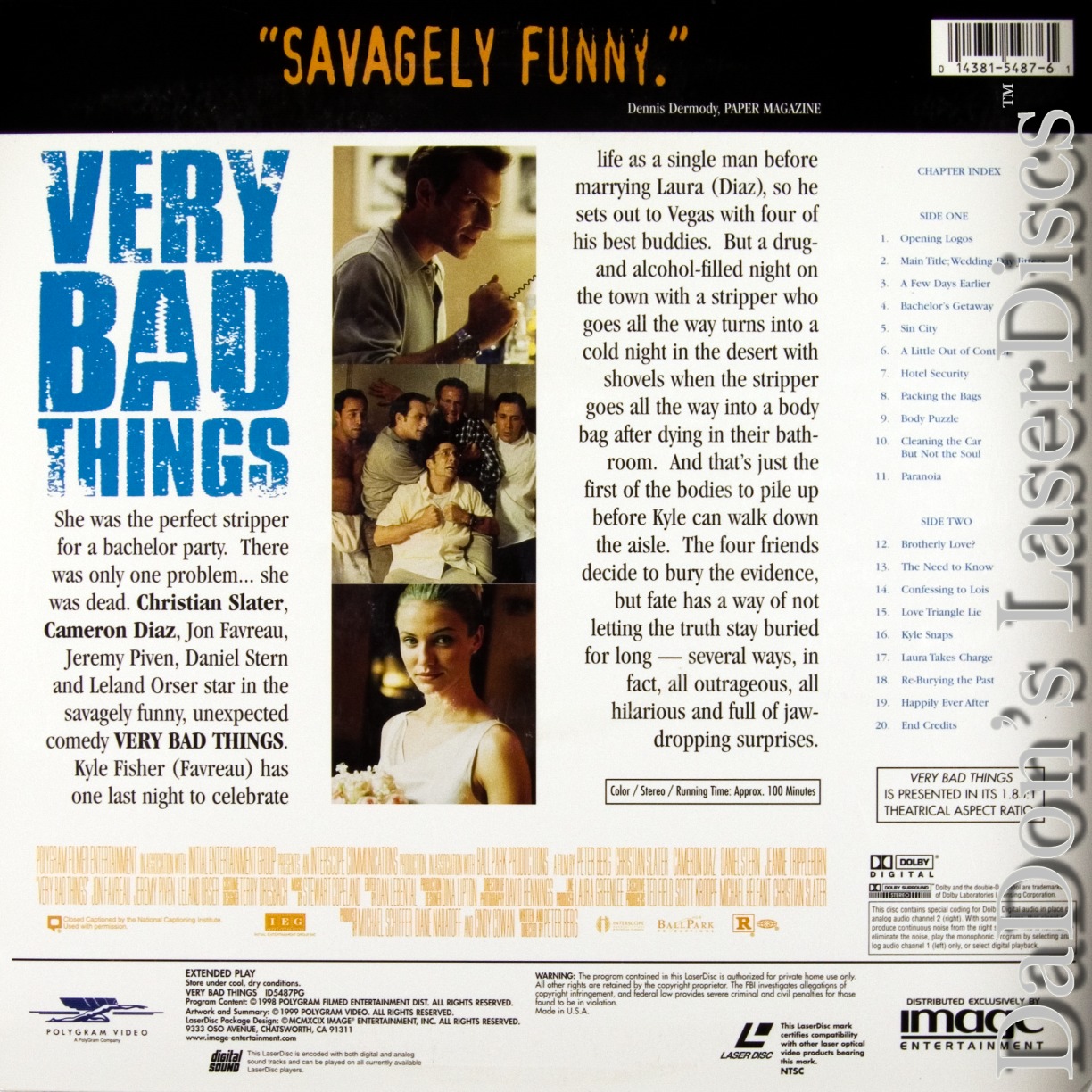Very Bad Things Poster